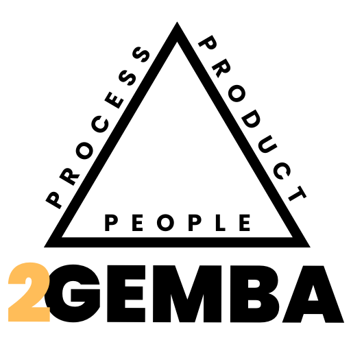 2025 2Gemba 3P Triangle Logo – 2GEMBA Lean Consultants